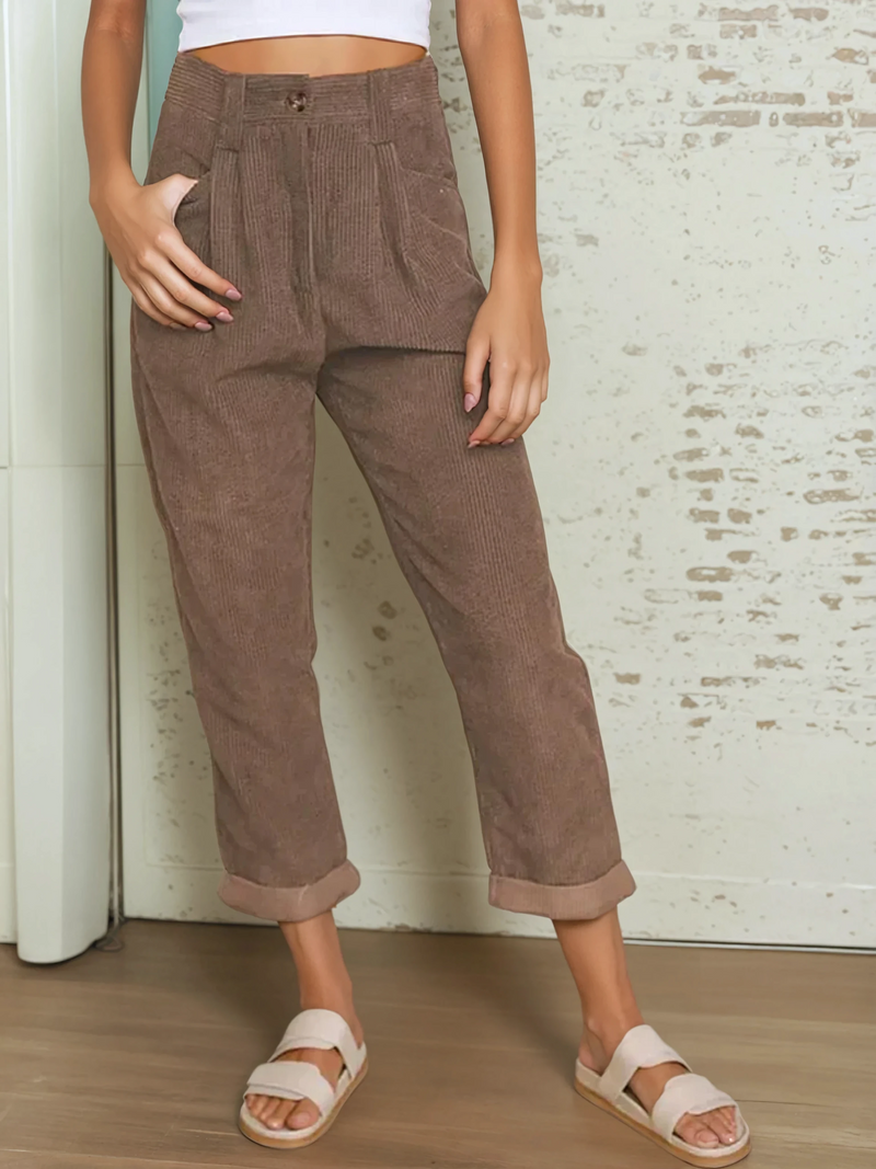 Windsor High Waist Corduroy Lounge Pants – Bikini Saturdays